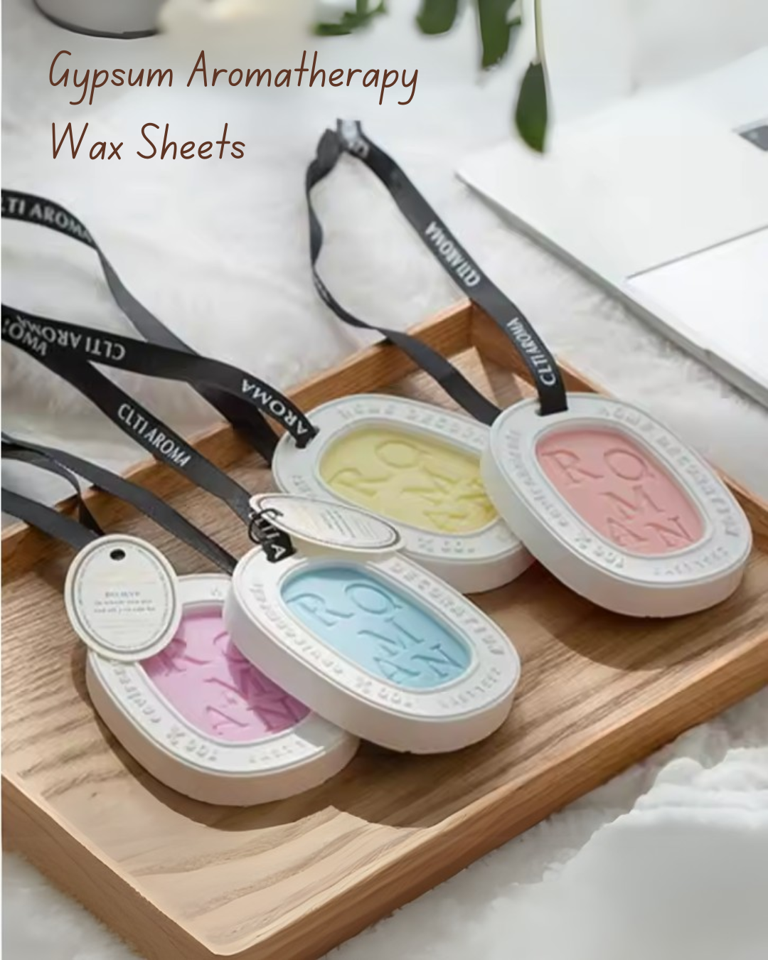 Gypsum Aromatherapy Wax Sheets | Long-Lasting Wardrobe & Car Fragrance ...
