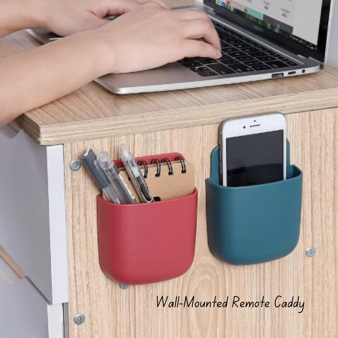 Wall-Mounted Remote Caddy - Media Device Organiser |HomeHato – Hato ...